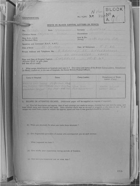 SIMPSON, Frederick George – COFEPOW