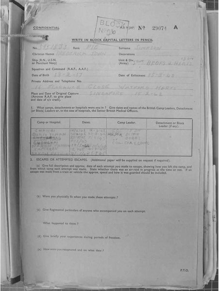 SIMPSON, Frederick John – COFEPOW